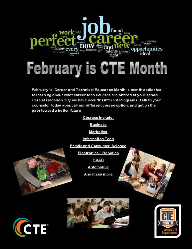 Career Technical Education Month - Gadsden City Schools