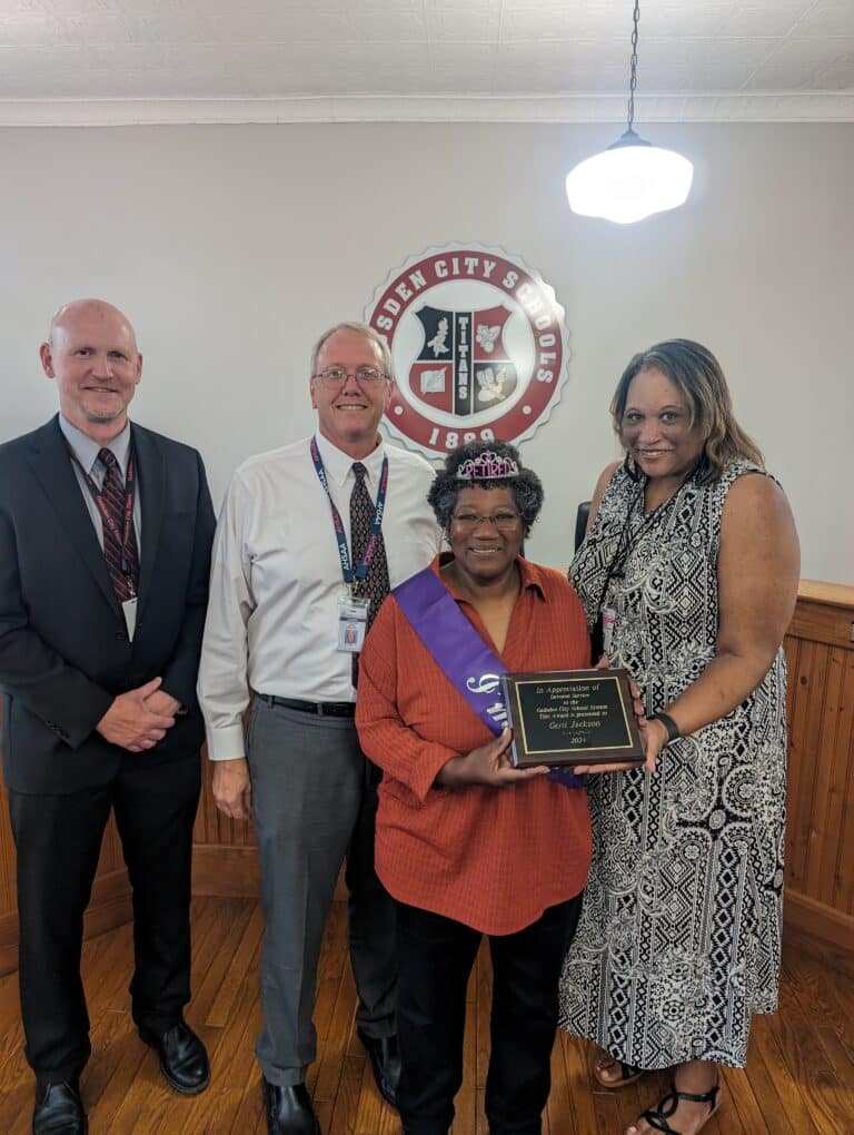 Retirees Honored - Gadsden City Schools
