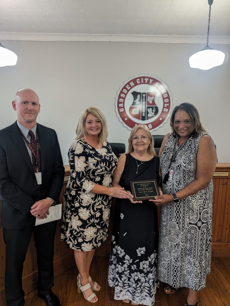 Retirees Honored - Gadsden City Schools