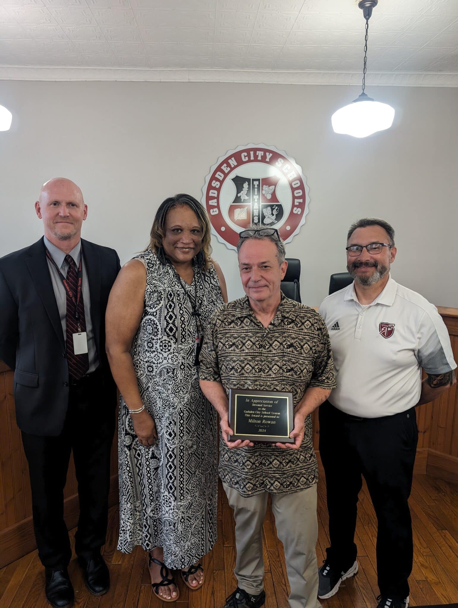 Retirees Honored - Gadsden City Schools