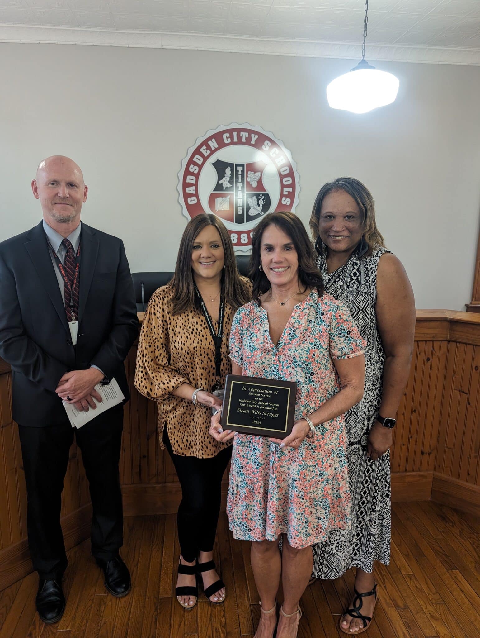 Retirees Honored - Gadsden City Schools