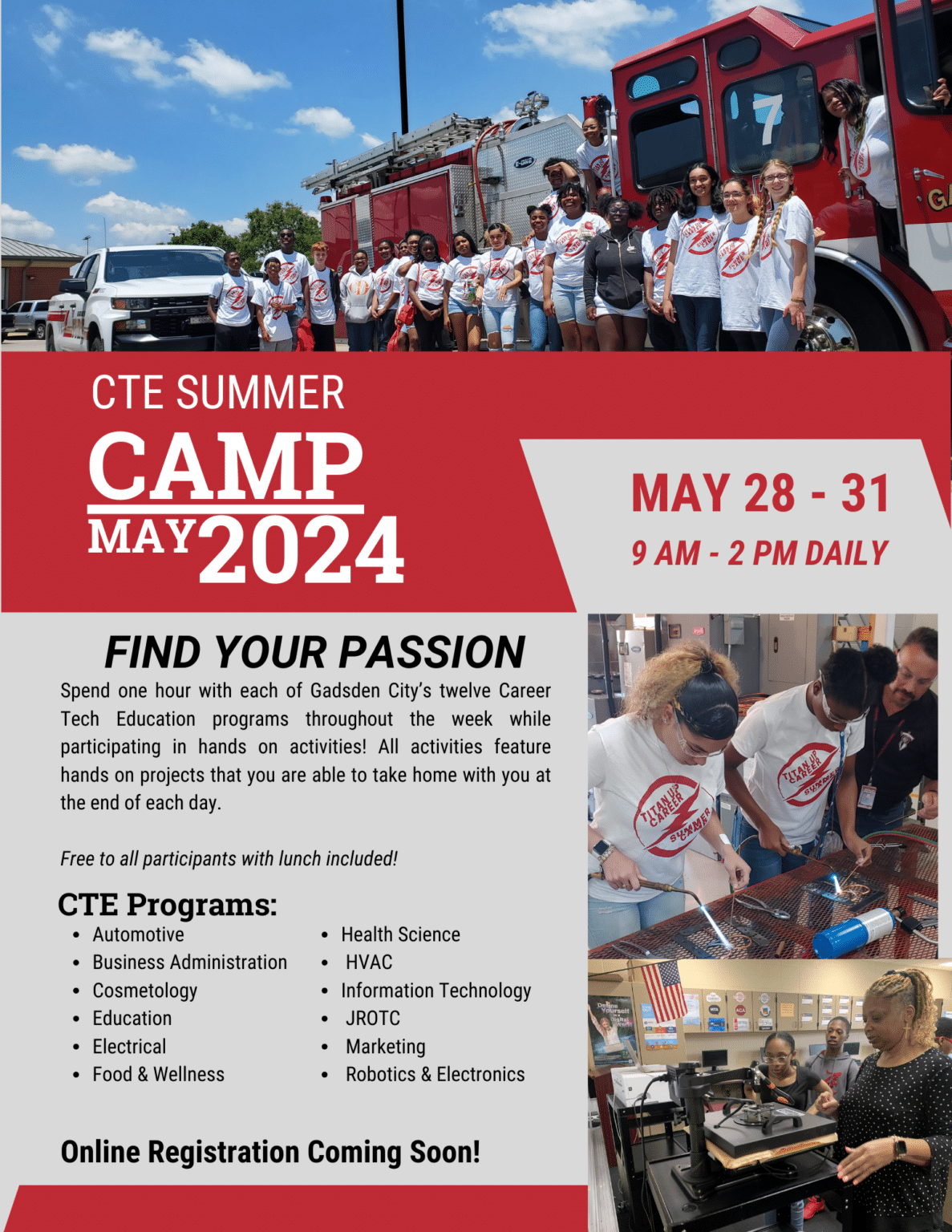 Titan-Up Career Summer Camp - Gadsden City Schools