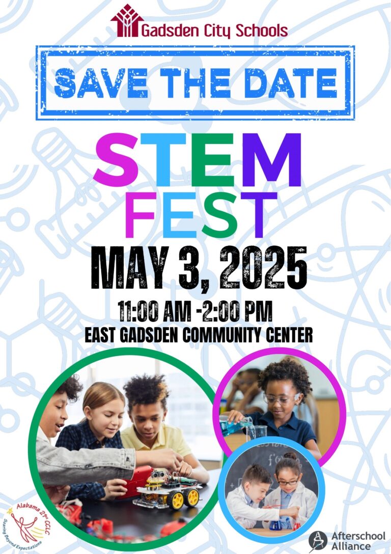 STEM FEST Save the Date - Gadsden City Schools